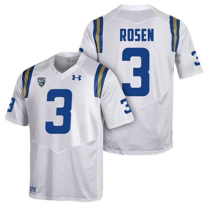 UCLA Bruins White Josh Rosen College Football Jersey - Bluefink