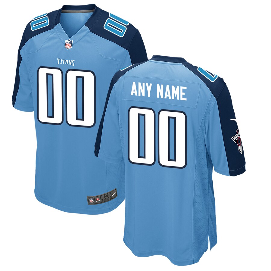 Youth Tennessee Titans Nike Light Blue Custom Alternate Jersey - Bluefink