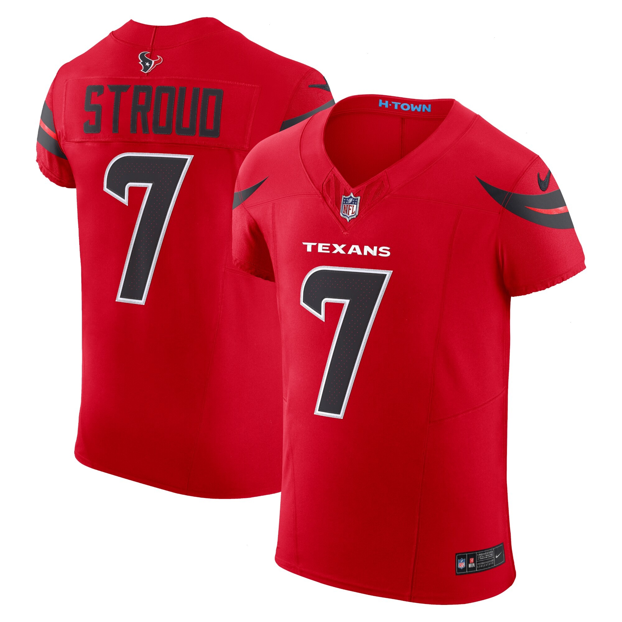 Men's Houston Texans C.J. Stroud Nike Red Alternate Vapor F.U.S.E. Elite Jersey - Bluefink