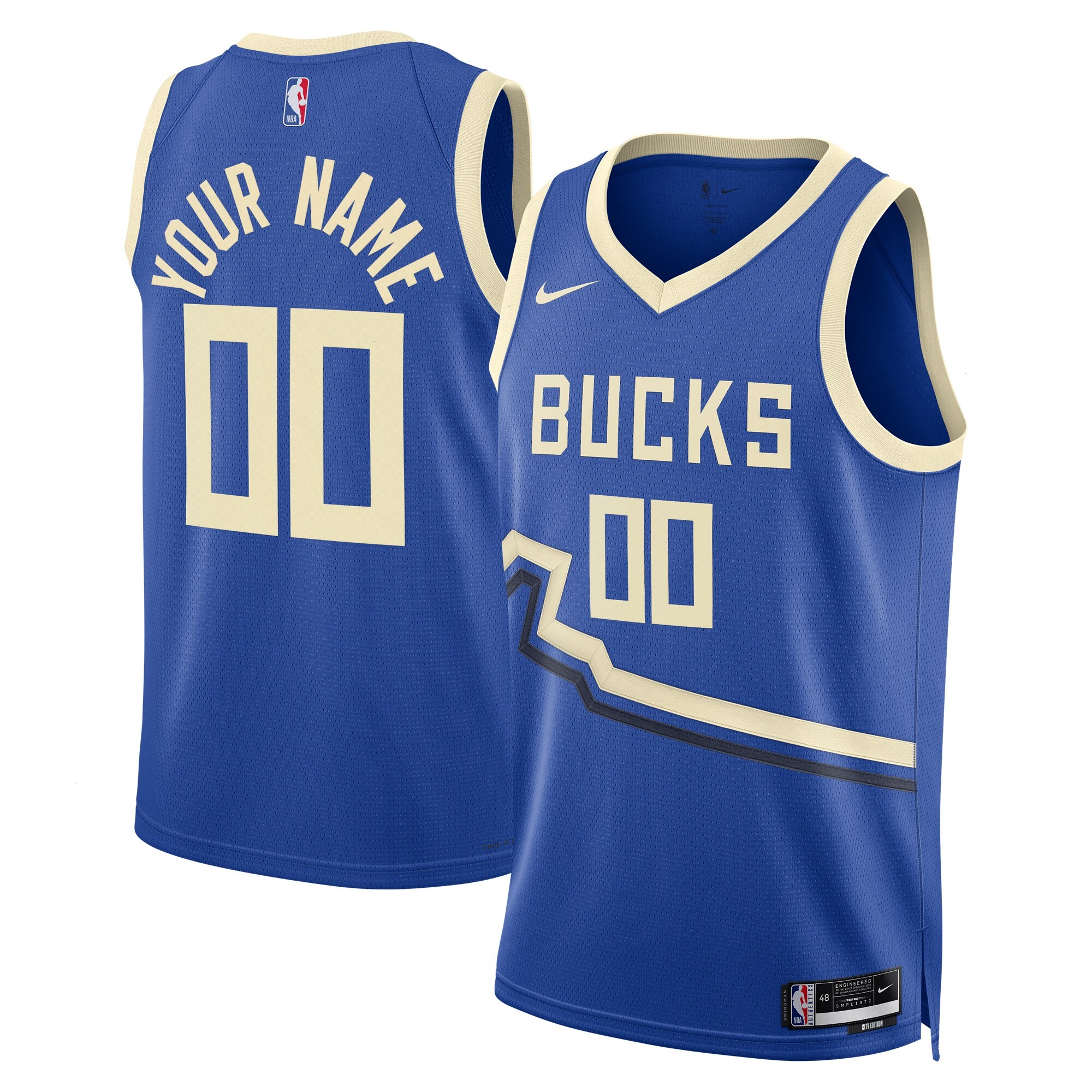 Milwaukee Bucks Nike City Edition Swingman Jersey 2024 - Custom ...