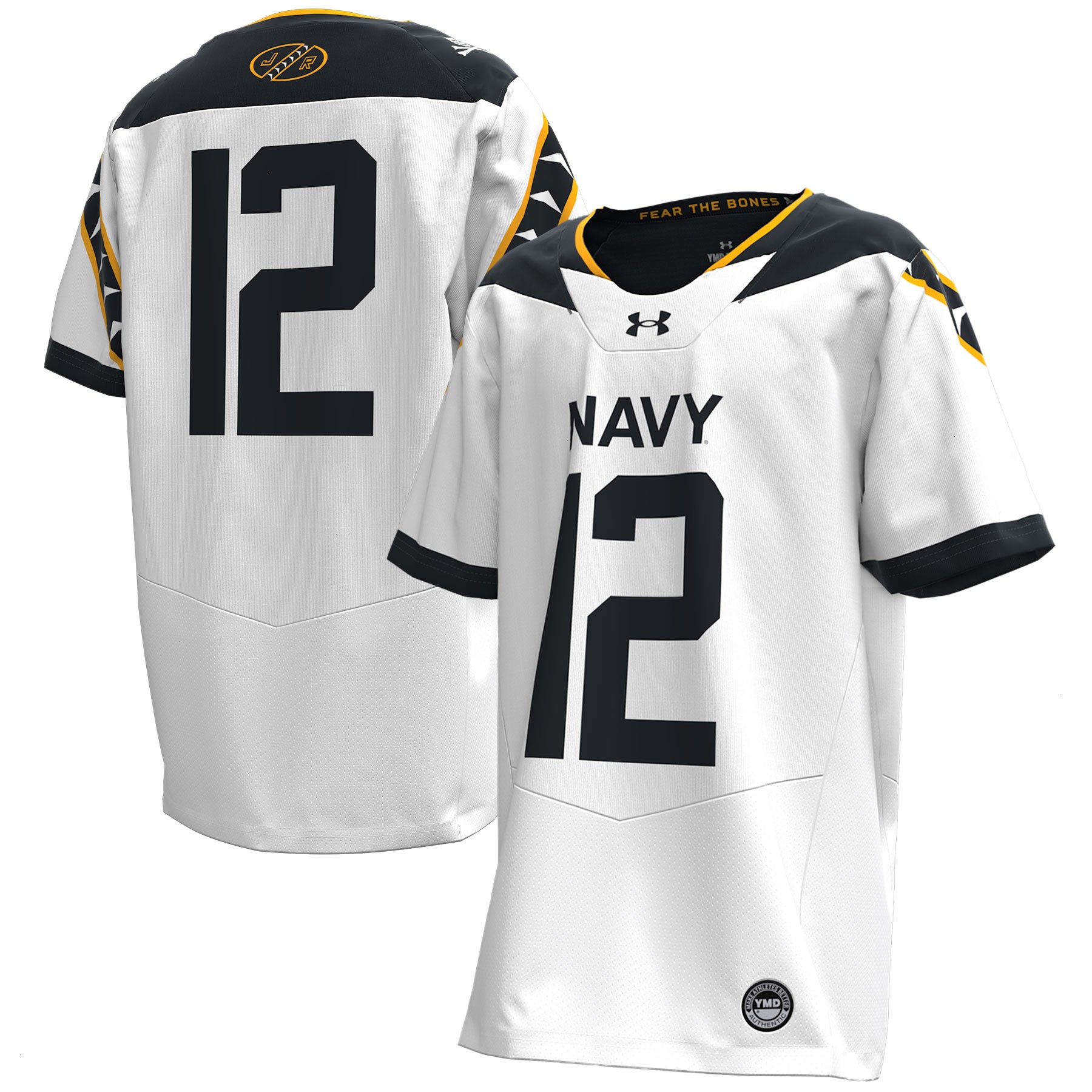 Navy Midshipmen Under Armour Youth 2024 Rivalry Replica Jersey - White ...