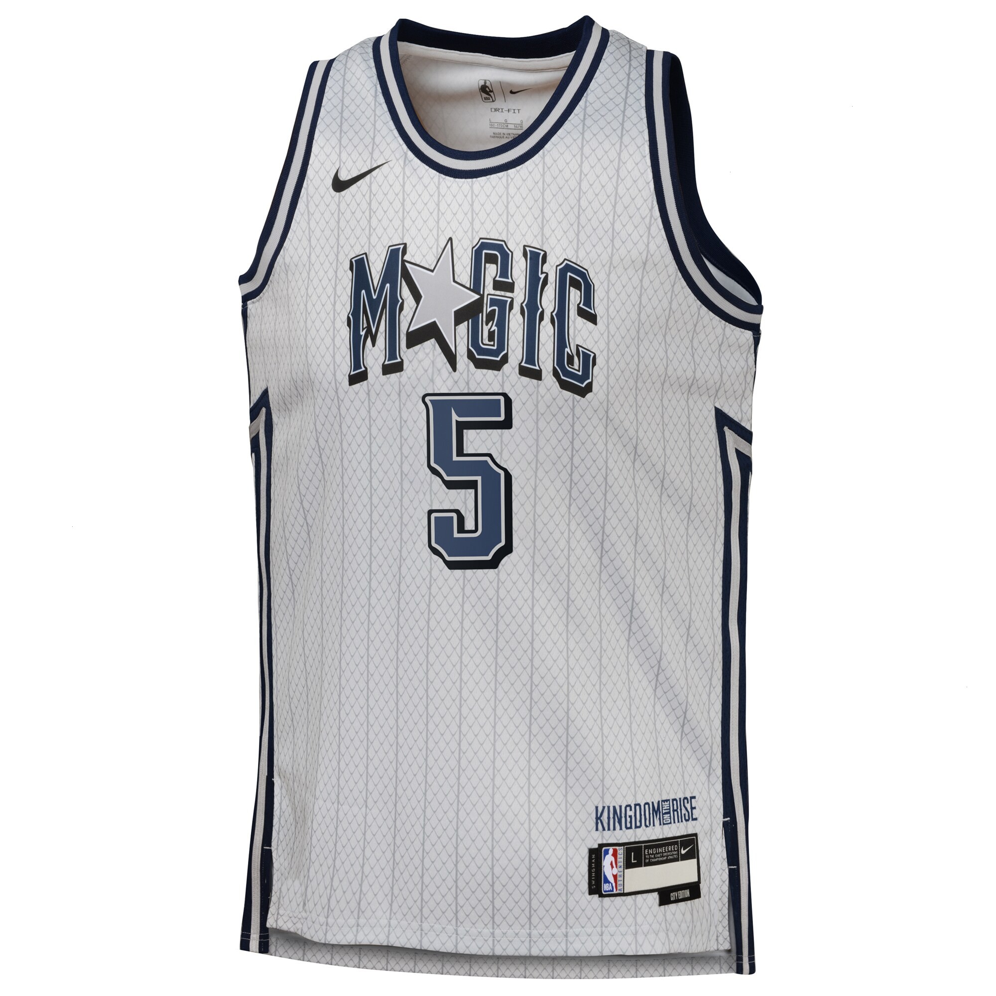 Orlando Magic Nike City Edition Swingman Jersey 2024 - Silver - Paolo ...