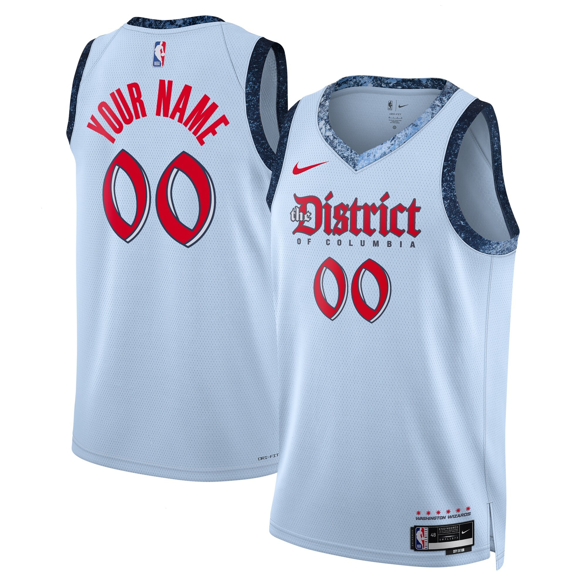Washington Wizards Nike City Edition Swingman Jersey 2024 - Custom ...