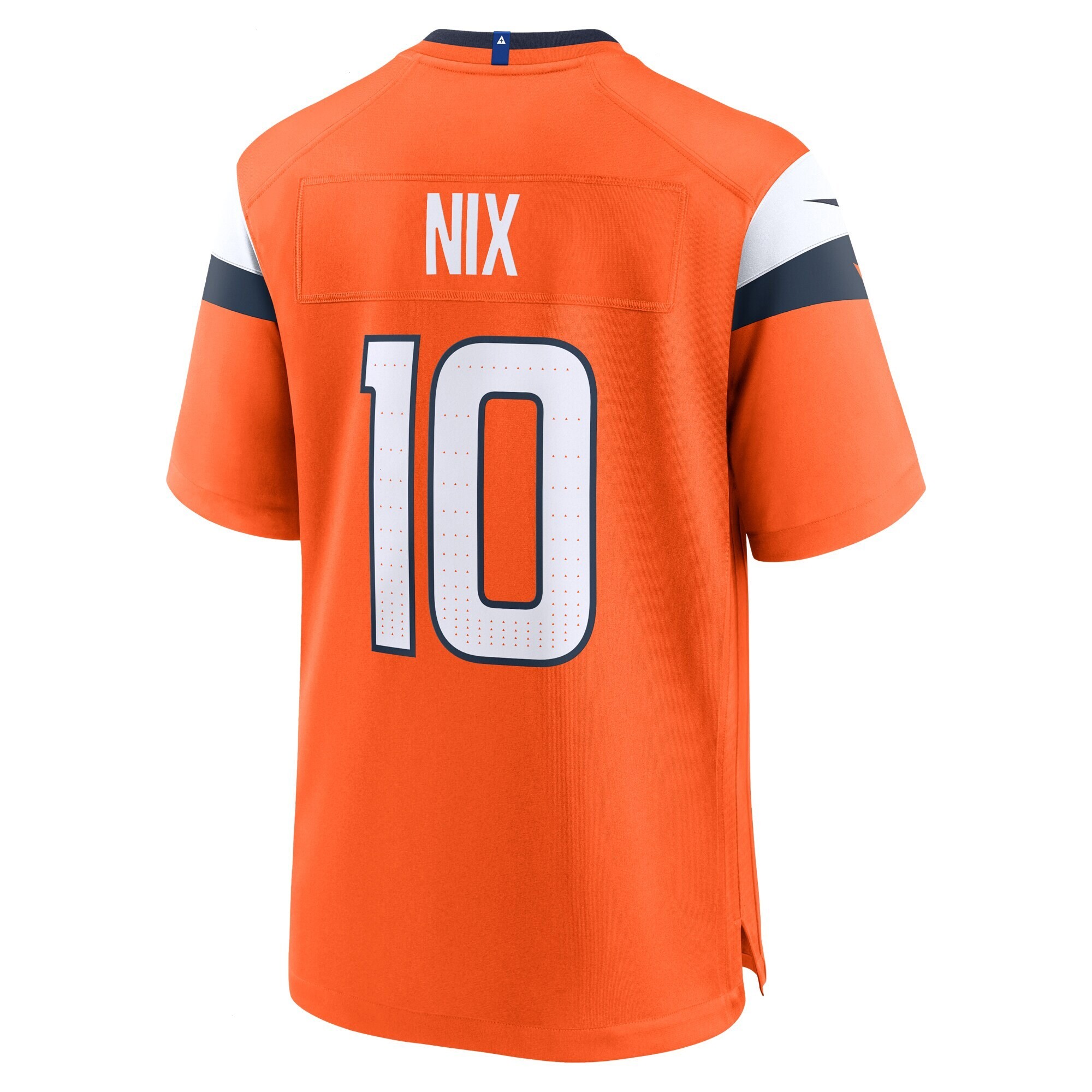Youth Denver Broncos Bo Nix Nike Orange Team Game Jersey - Bluefink