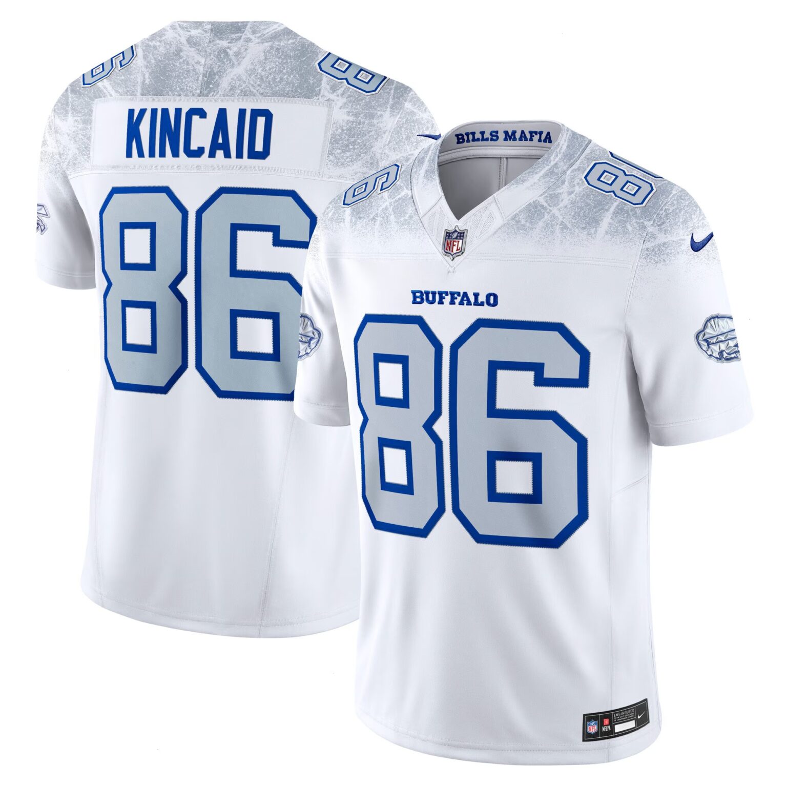 Men's Buffalo Bills Dalton Kincaid Nike White 2025 Rivalries Collection ...