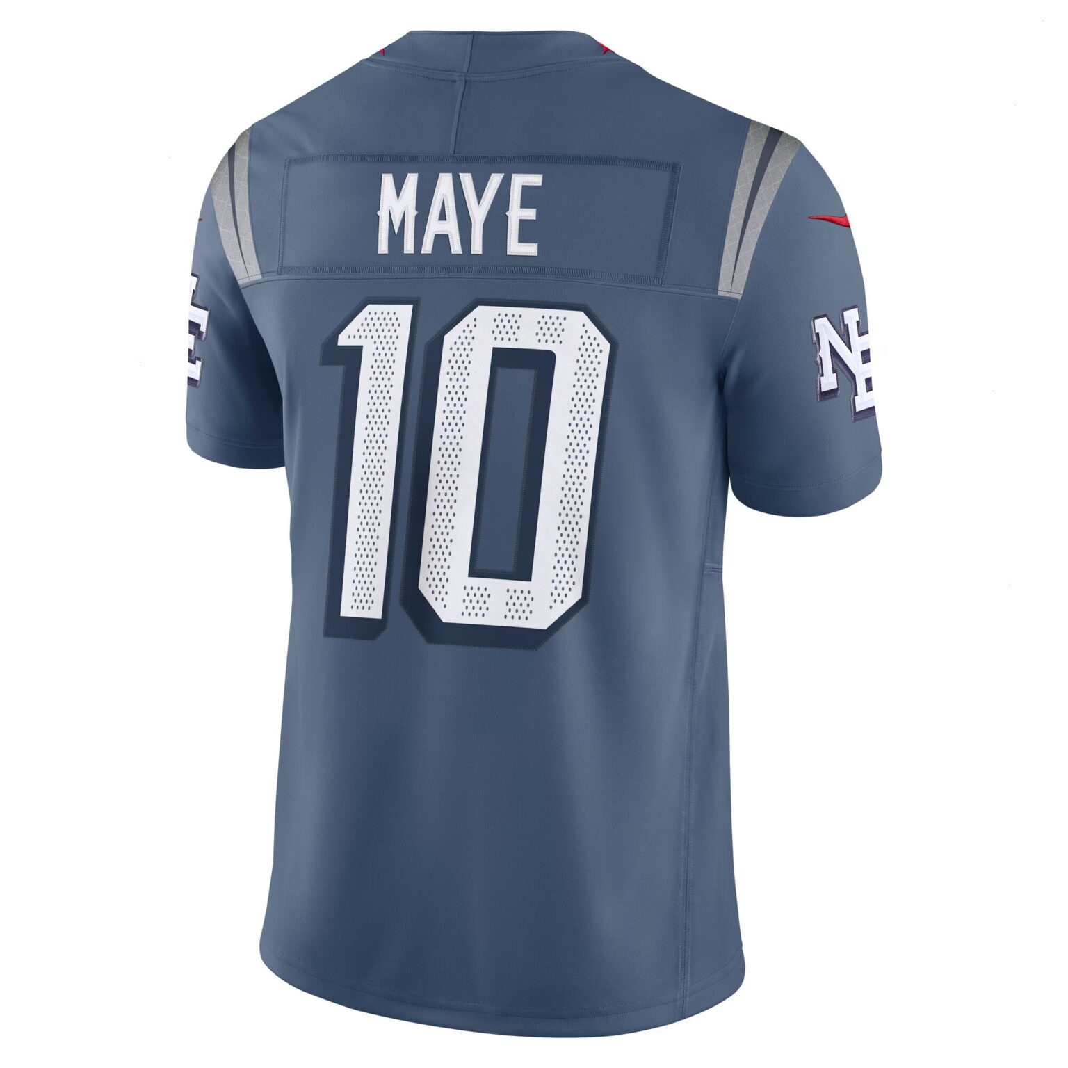 Men's New England Patriots Drake Maye Nike Storm Blue 2025 Rivalries ...
