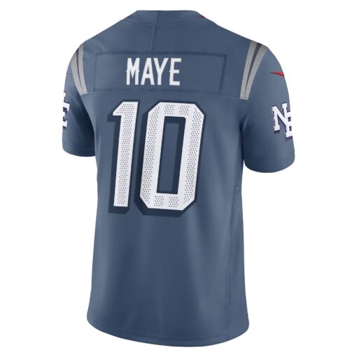 Men's New England Patriots Drake Maye Nike Storm Blue 2025 Rivalries ...