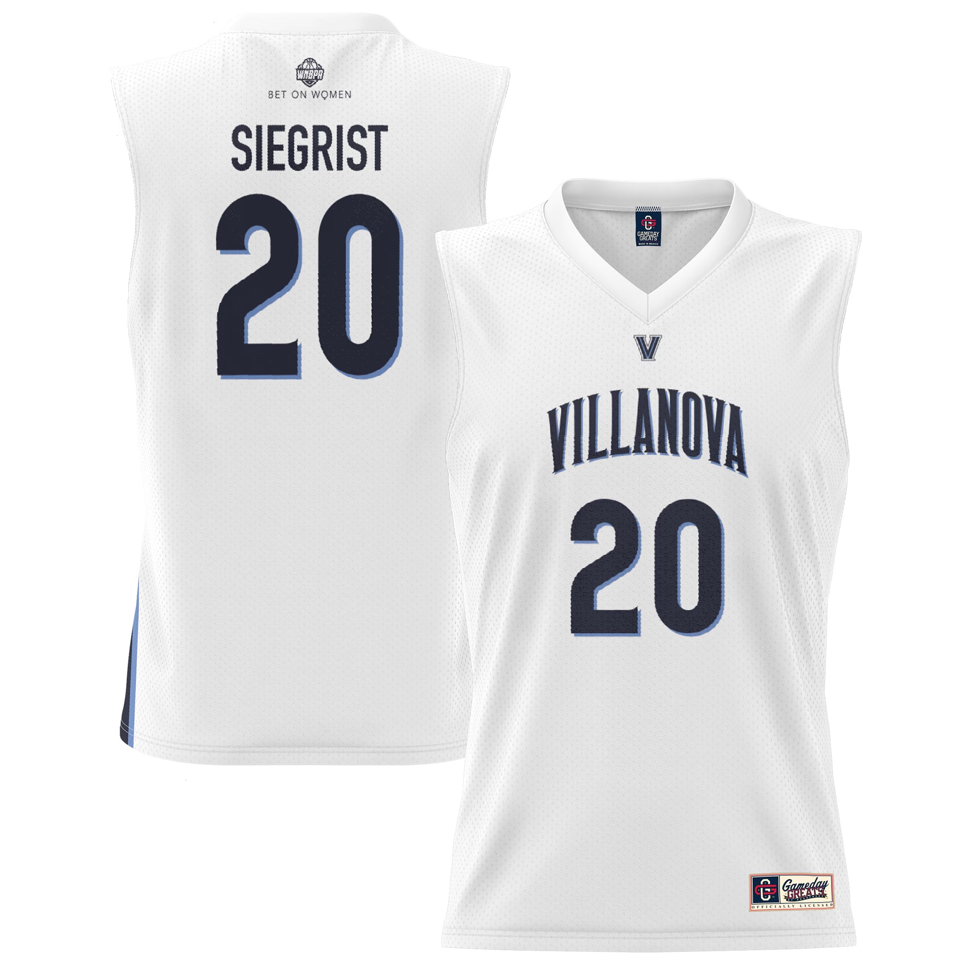 Unisex GameDay Greats Madison Siegrist White Villanova Wildcats ...