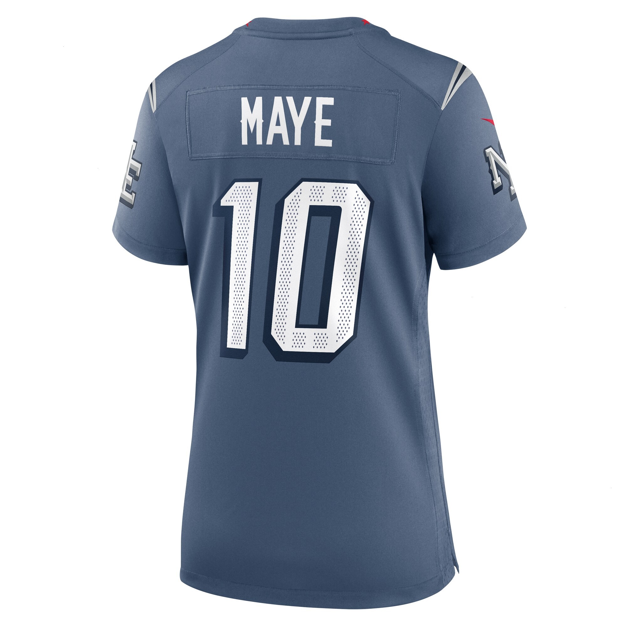 Women's New England Patriots Drake Maye Nike Storm Blue 2025 Rivalries ...