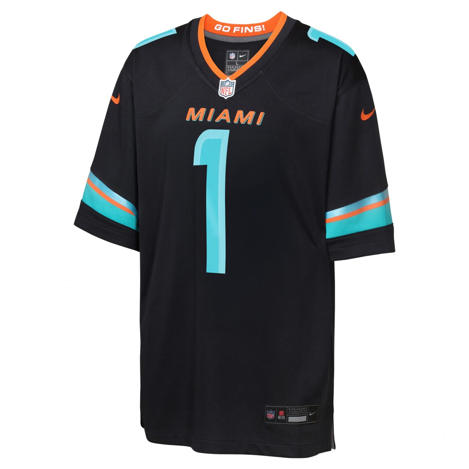 Youth Miami Dolphins Tua Tagovailoa Nike Pitch Blue 2025 Rivalries ...